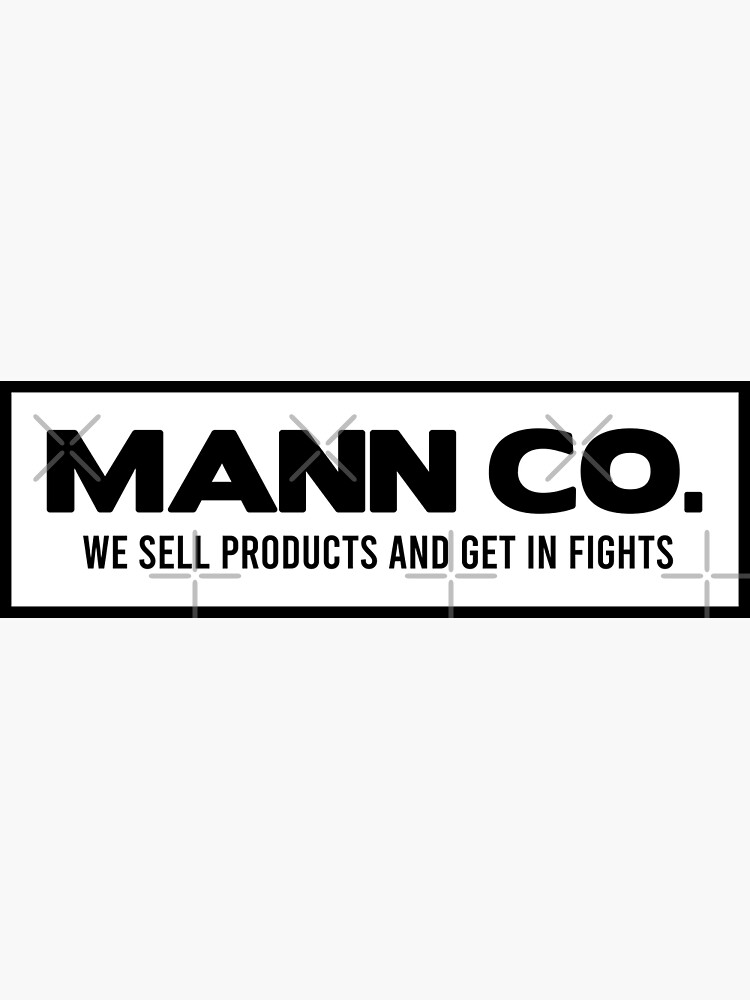 "Mann co logo" Poster for Sale by Loadout | Redbubble