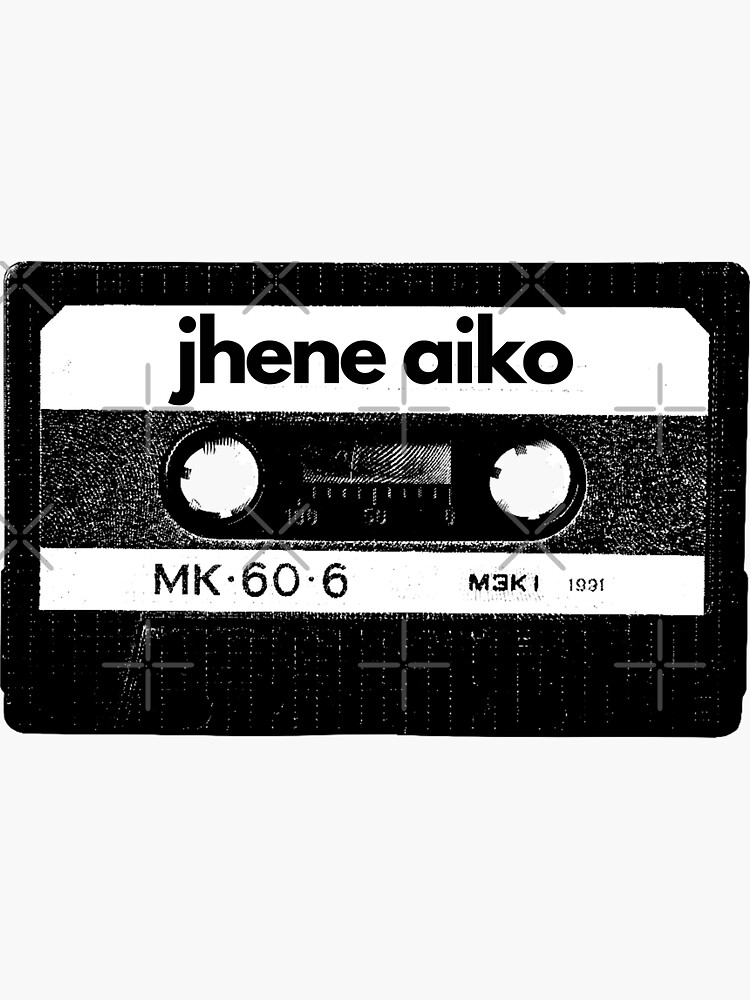 "Jhene Aiko Retro Mixtape Design" Sticker for Sale by FreshDaily ...