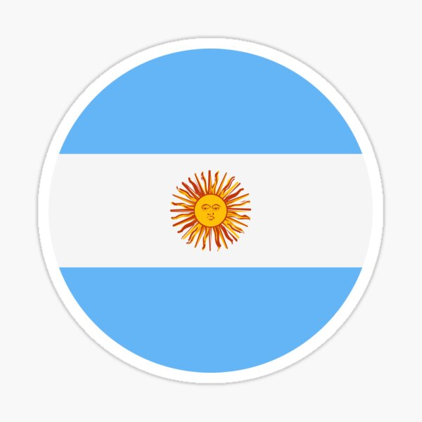 "Argentina Flag" Sticker for Sale by Pickshirts | Redbubble