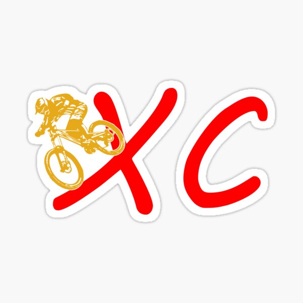 "Cross Country XC" Sticker for Sale by GCFULLA | Redbubble