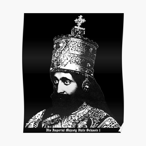 Póster «haile Selassie Emperador De Etiopía H I M Su Majestad