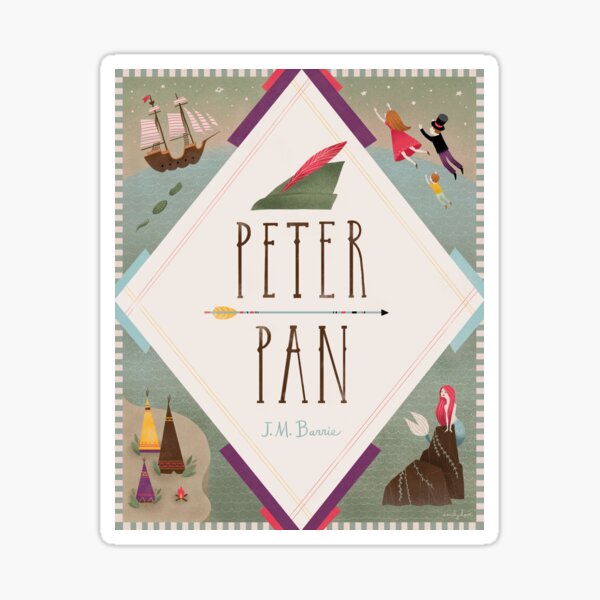 "Peter Pan" Sticker for Sale by emilydove | Redbubble