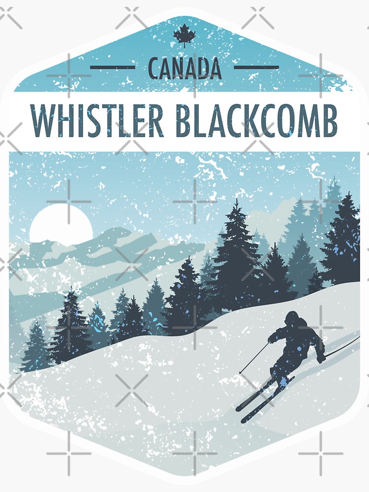 "Whistler Blackcomb in Canada" Sticker for Sale by origato | Redbubble