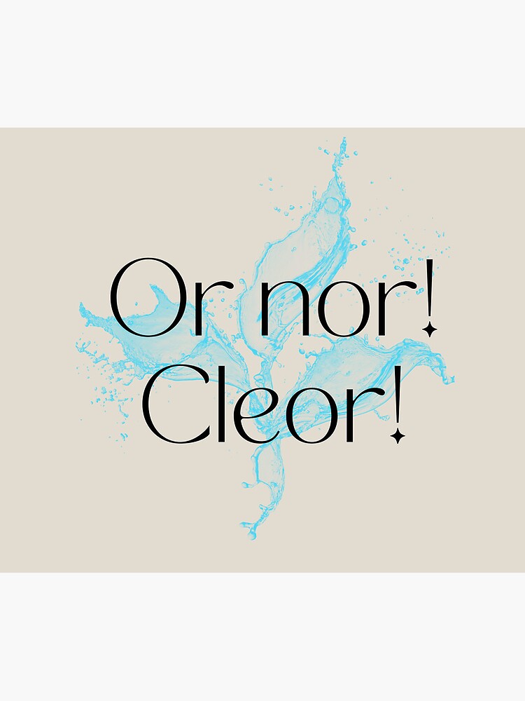 "Or nor! Cleorrr!" Mouse Pad for Sale by toadsforall | Redbubble
