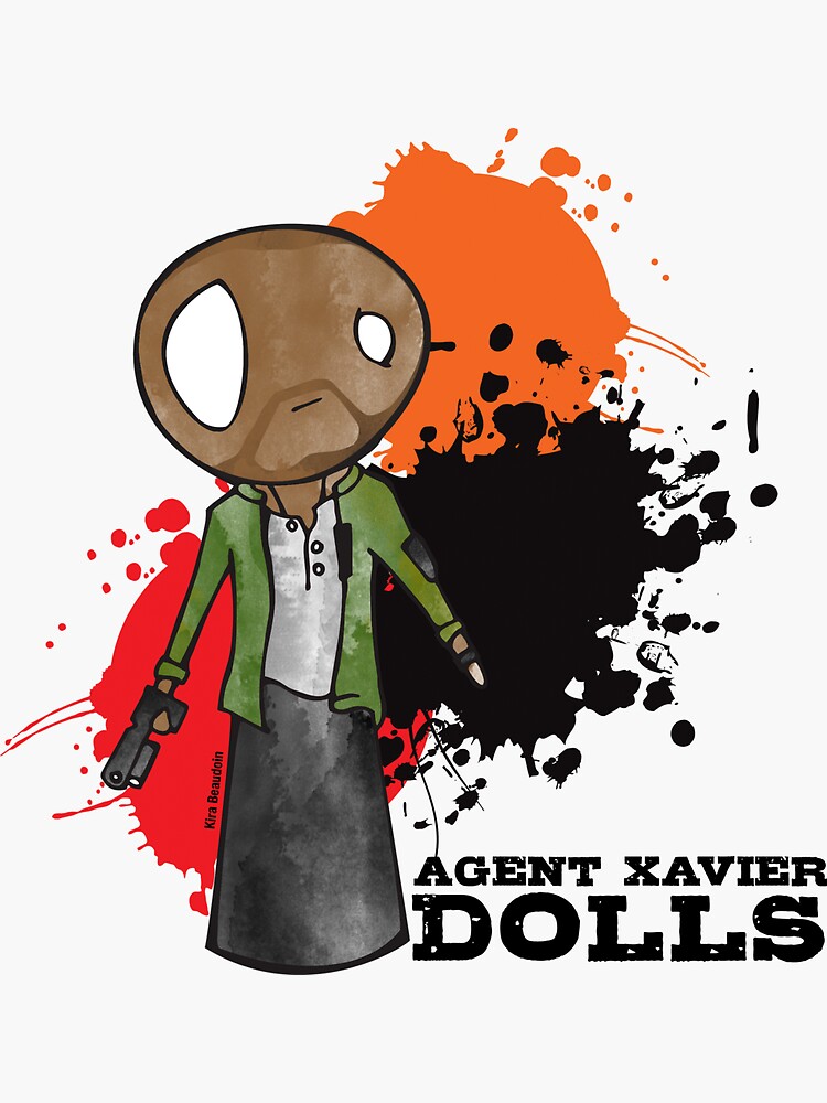 "Agent X" Sticker by kirab122 | Redbubble