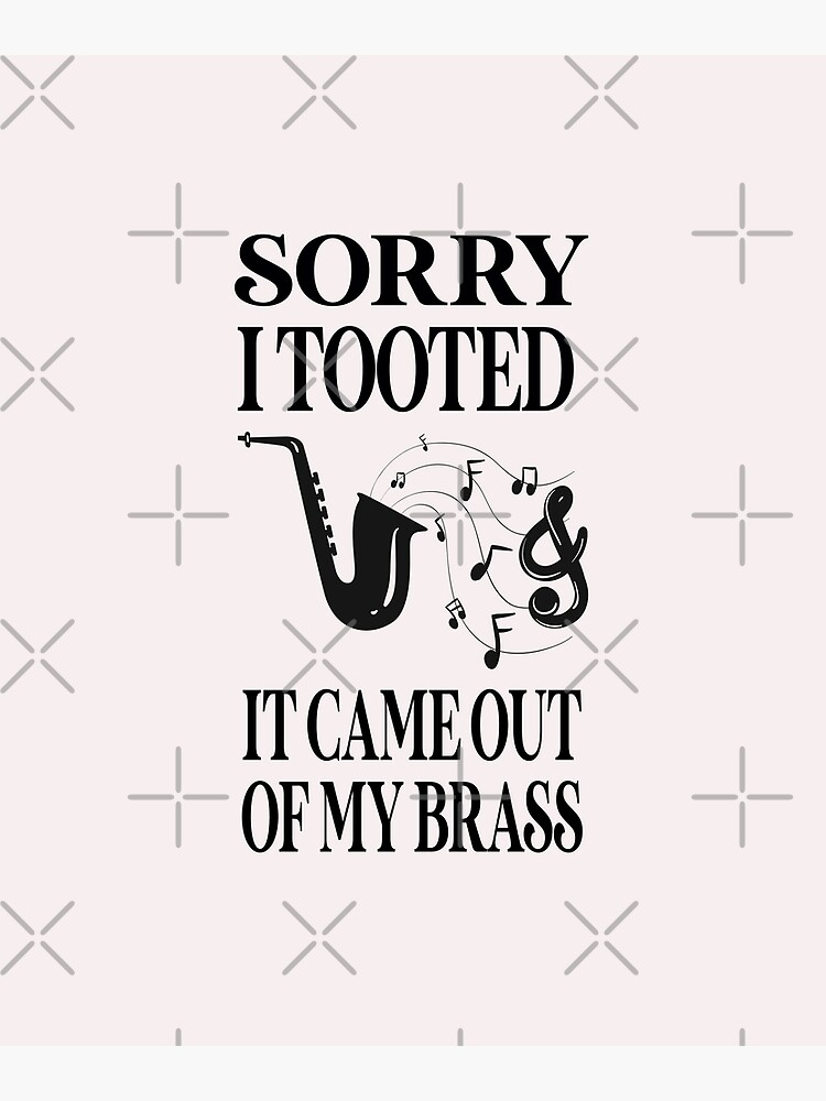 FUNNY TRUMPET SARCASTIC TRUMPET PLAYER JAZZ BAND TROMBONE Premium Matte ...