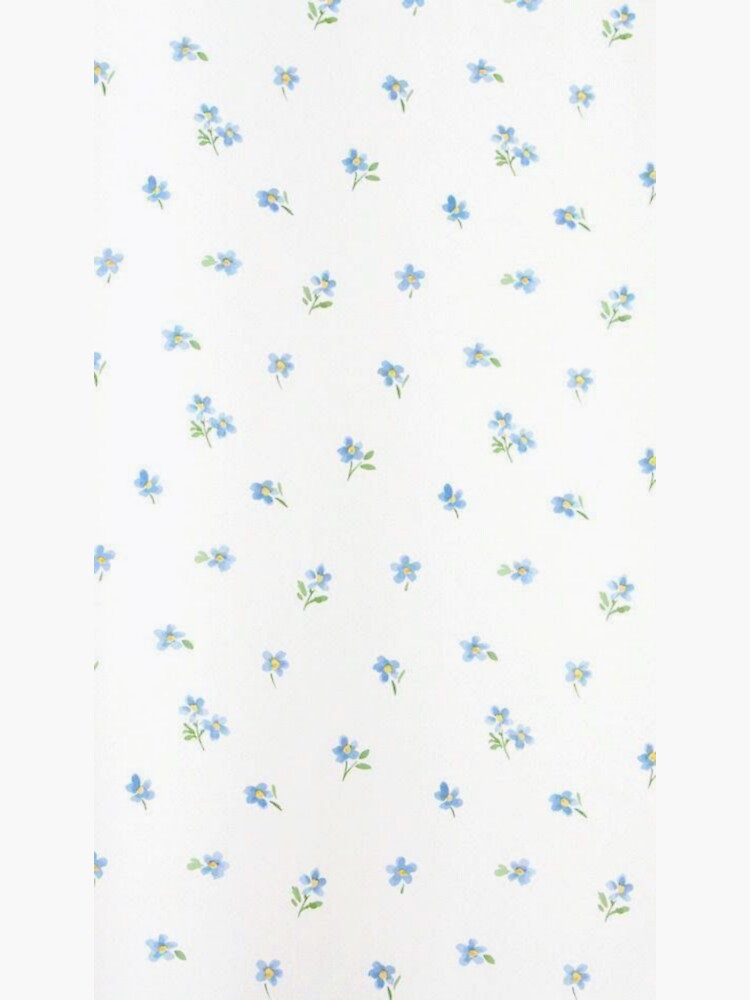 "Coquette blue floral " Sticker for Sale by Pixiedrop | Redbubble