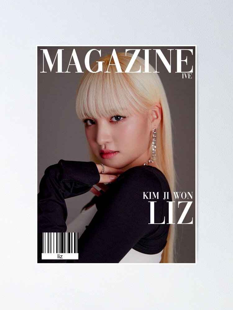 "IVE Liz (Magazine cover)" Poster for Sale by vaniaalarconh | Redbubble