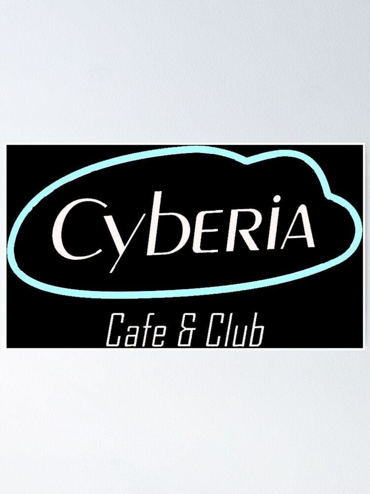 "Retro Cyberia Club" Poster for Sale by DLutfy | Redbubble