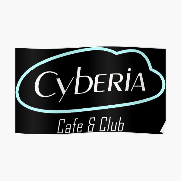 "Retro Cyberia Club" Poster for Sale by DLutfy | Redbubble
