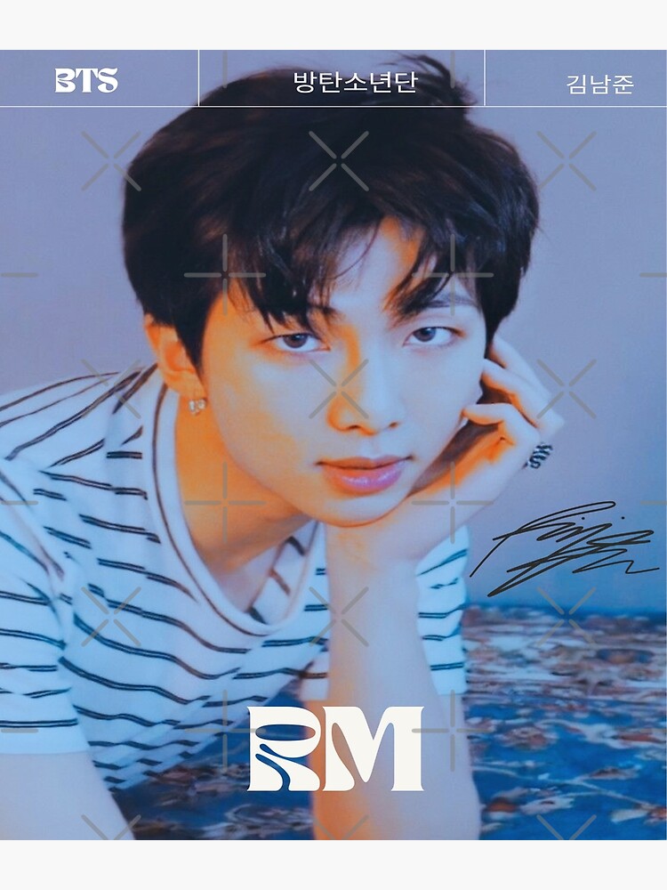"BTS RM Vintage" Poster for Sale by niconics | Redbubble