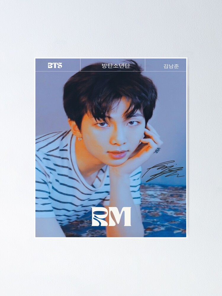 "BTS RM Vintage" Poster for Sale by niconics | Redbubble