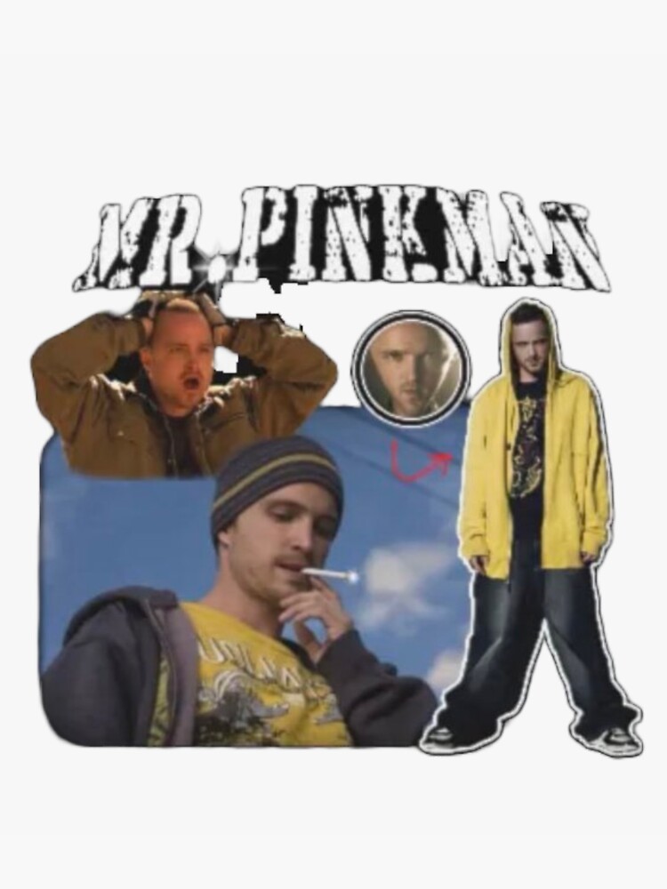 "Mr Pinkman Design" Sticker for Sale by Tesile | Redbubble