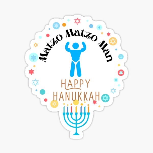 "Matzo Matzo Man" Sticker for Sale by myxedgyrl | Redbubble