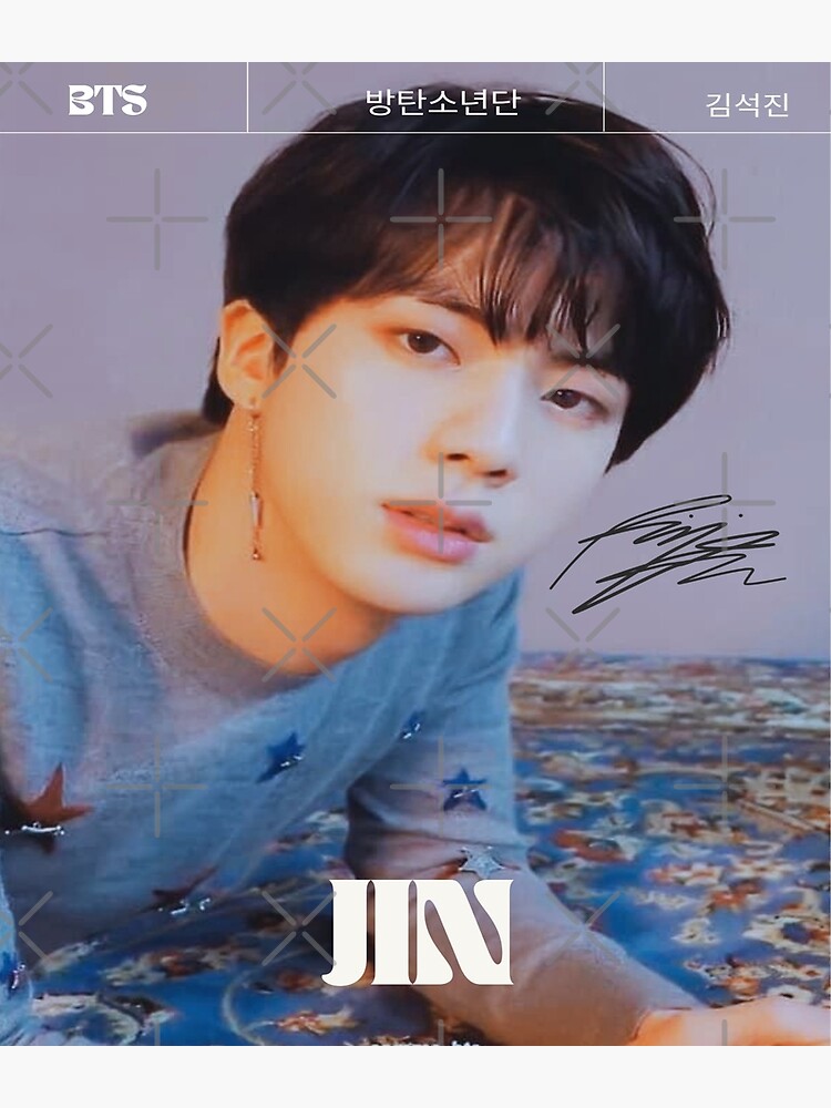 "BTS Jin Vintage" Poster for Sale by niconics | Redbubble