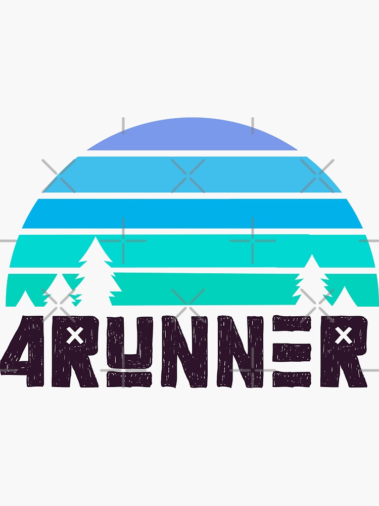 "4runner Retro" Sticker for Sale by timegraf | Redbubble
