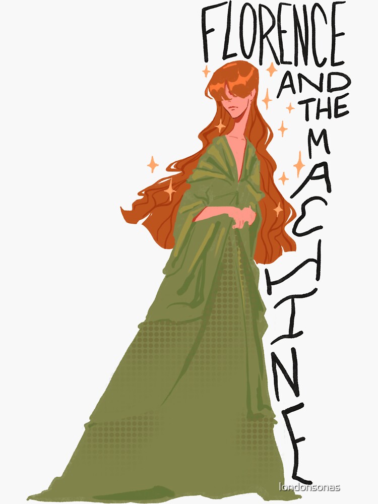 "Florence and The Machine" Sticker for Sale by londonsonas | Redbubble