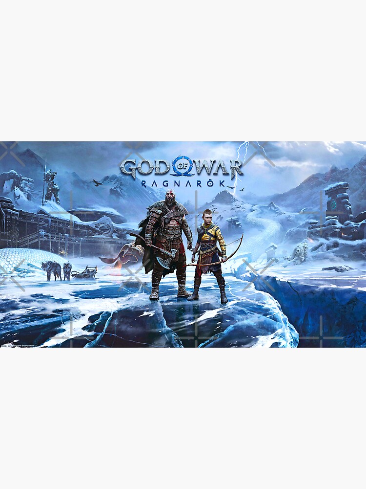 "God of War Ragnarok Poster Revamp" Sticker for Sale by MeMinch | Redbubble