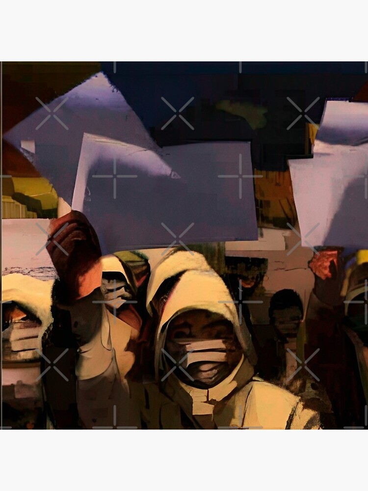 "White Paper (Blank Paper) Protests:白紙革命(白纸革命) " Art Print for Sale by ...