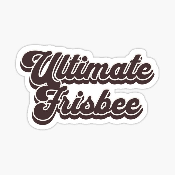 "Ultimate Frisbee" Sticker for Sale by Urbanandmodern | Redbubble