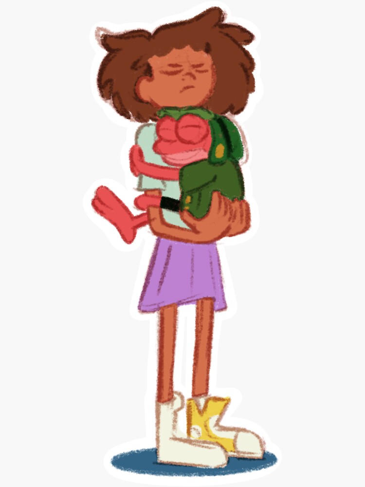 "Anne and Sprig hug" Sticker for Sale by featheredfloraa | Redbubble