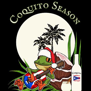 "Coqui Enjoying Coquito Season" Sticker for Sale by cultura143 | Redbubble