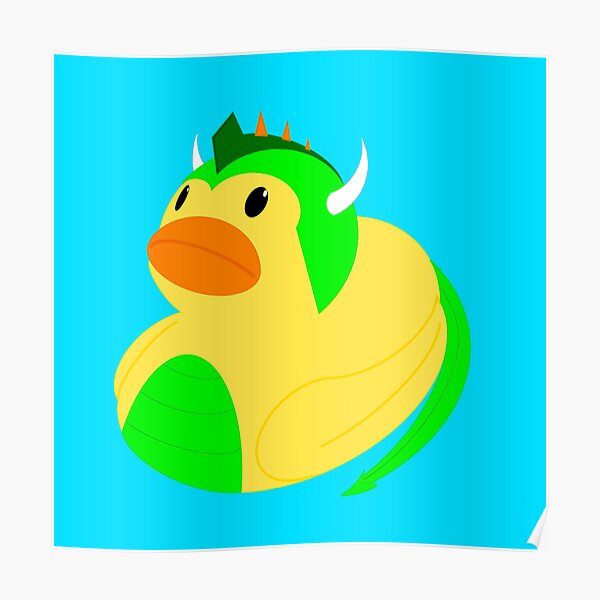 "Dragon Ducky" Poster for Sale by MrDisk | Redbubble