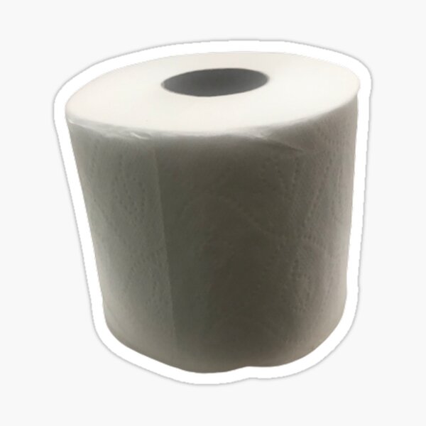 "Toilet Paper" Sticker for Sale by allstars007 | Redbubble