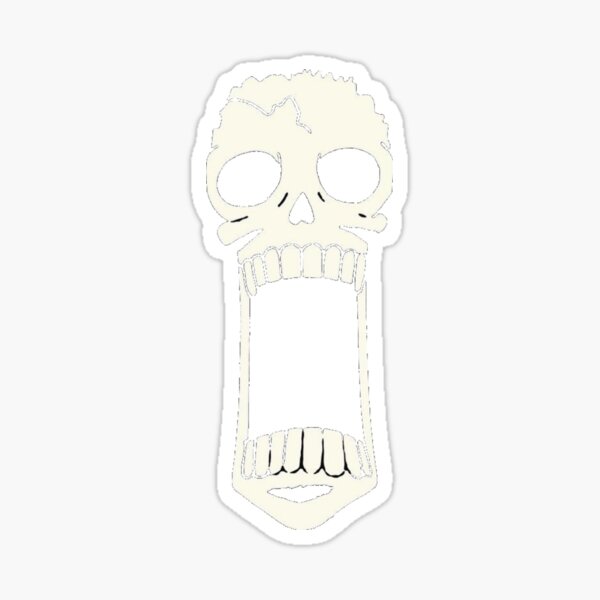 "brook the skeleton straw hat one piece" Sticker for Sale by ...