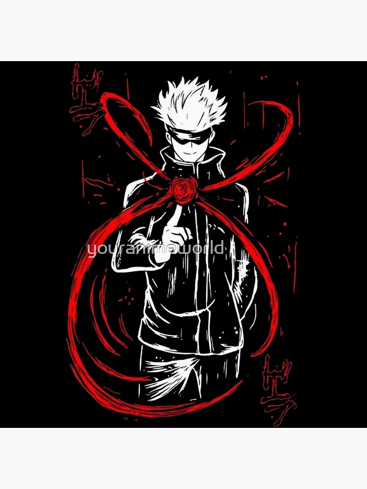"gojo red jujutsu kaisen" Photographic Print for Sale by youranimeworld ...
