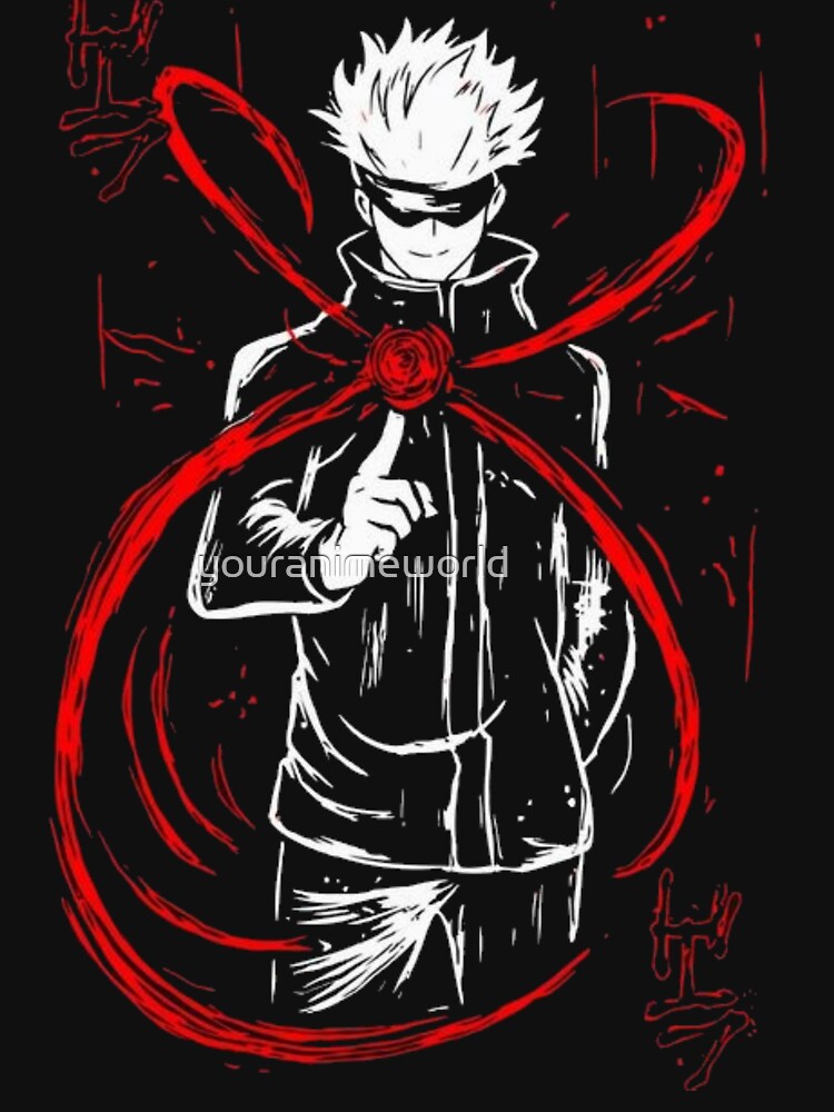 "gojo red jujutsu kaisen" T-shirt for Sale by youranimeworld ...