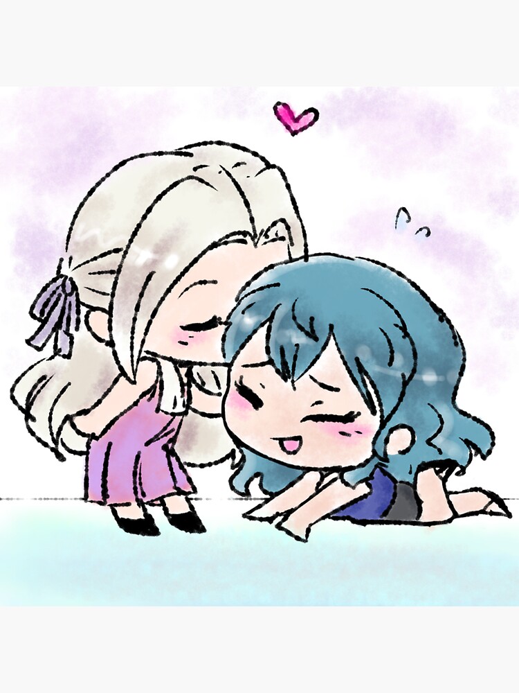 "byleth x edelgard" Sticker for Sale by Kiankon | Redbubble