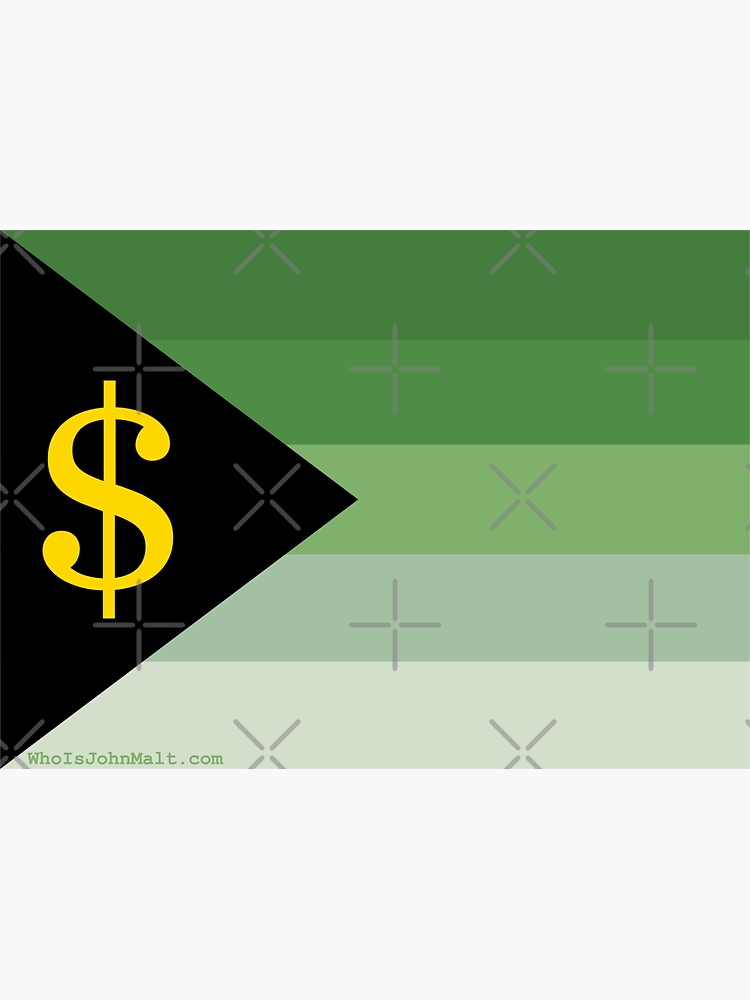 "Capitalist Pride Flag" Sticker for Sale by WhoIsJohnMalt | Redbubble