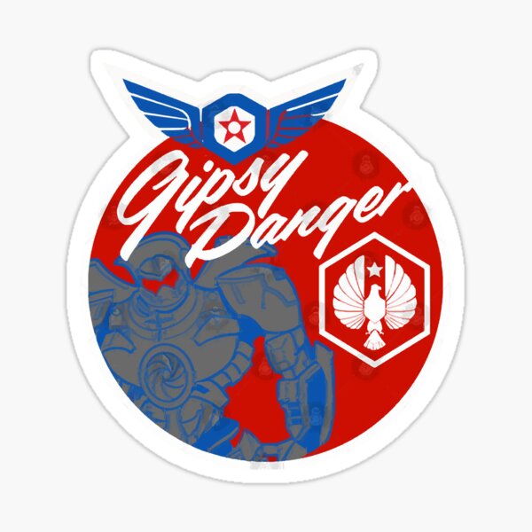 "Gipsy Danger Patch" Sticker for Sale by deonnelauserplc | Redbubble