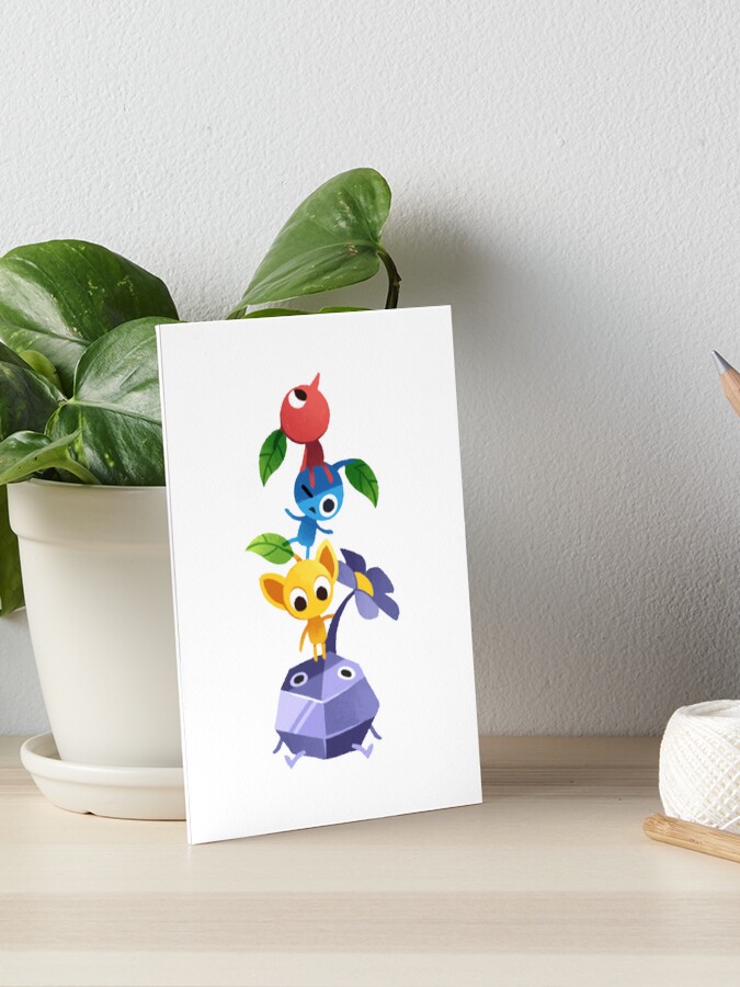 "Pikmin 4" Art Board Print for Sale by ABZDesigner | Redbubble