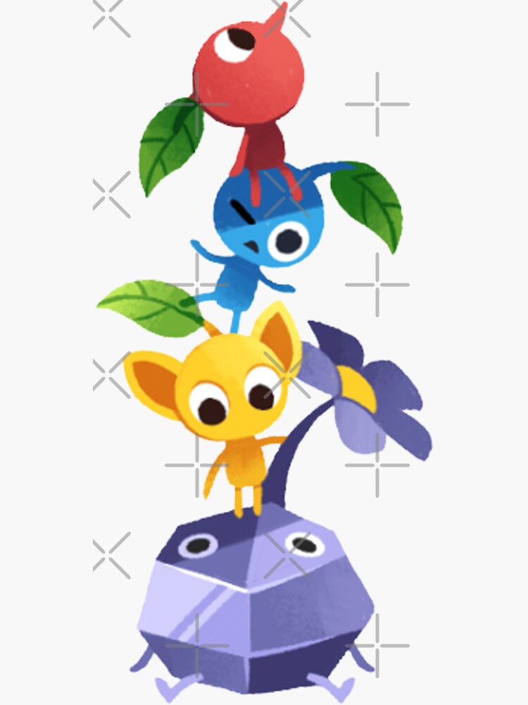 "Pikmin 4" Sticker for Sale by ABZDesigner | Redbubble