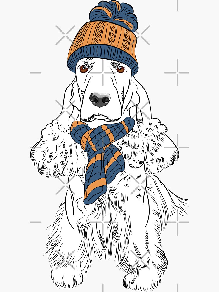 "English cocker spaniel" Sticker for Sale by Animster | Redbubble