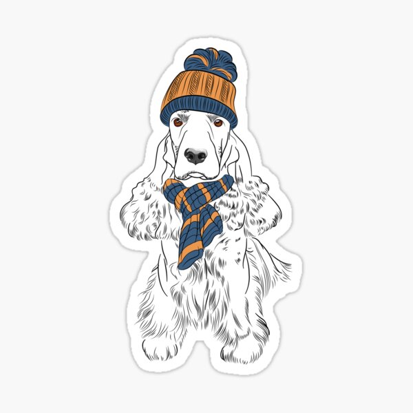 "English cocker spaniel" Sticker for Sale by Animster | Redbubble