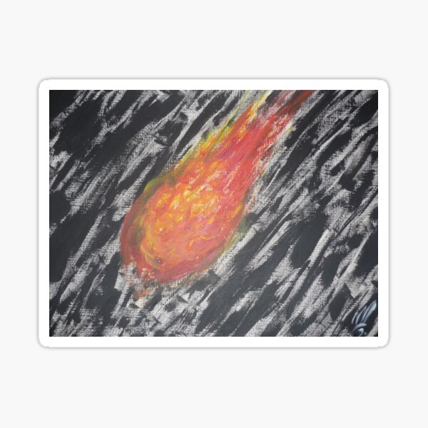 ""Meteorite"" Sticker for Sale by MayaMelgrihen | Redbubble