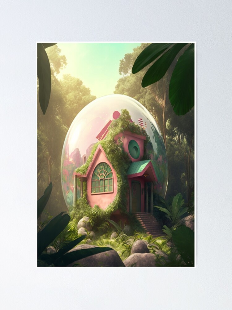 "Bella AMG -Bubble Gum House In A Jungle (Edition #2)" Poster for Sale ...