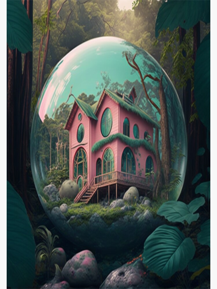 "Bella AMG -Bubble Gum House In A Jungle (Edition #3)" Sticker for Sale ...