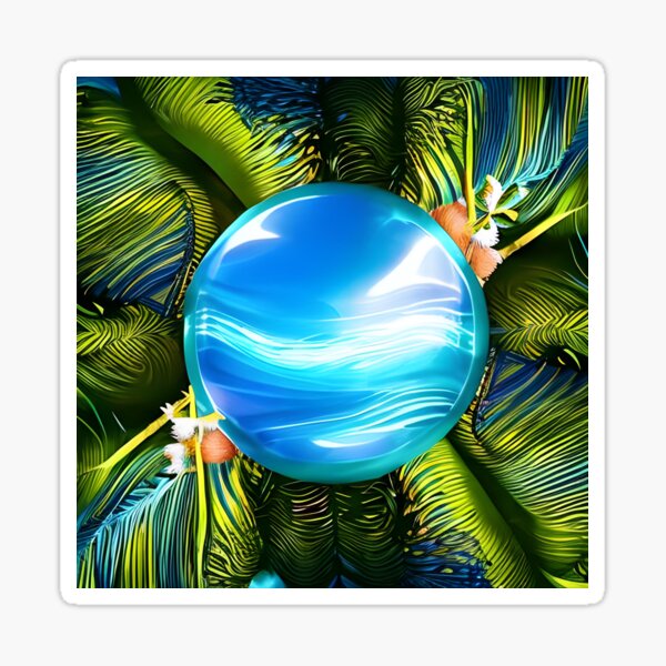 "Oceanside Gem" Sticker for Sale by MoonsideGallery | Redbubble
