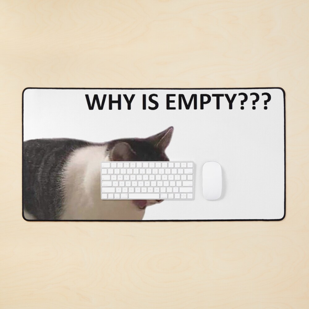 "Why is it Empty Meme" Art Board Print for Sale by Psyche-Lab | Redbubble