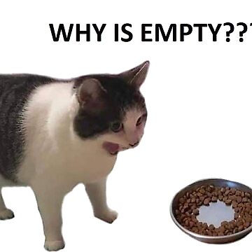 "Why is it Empty Meme" Art Board Print for Sale by Psyche-Lab | Redbubble