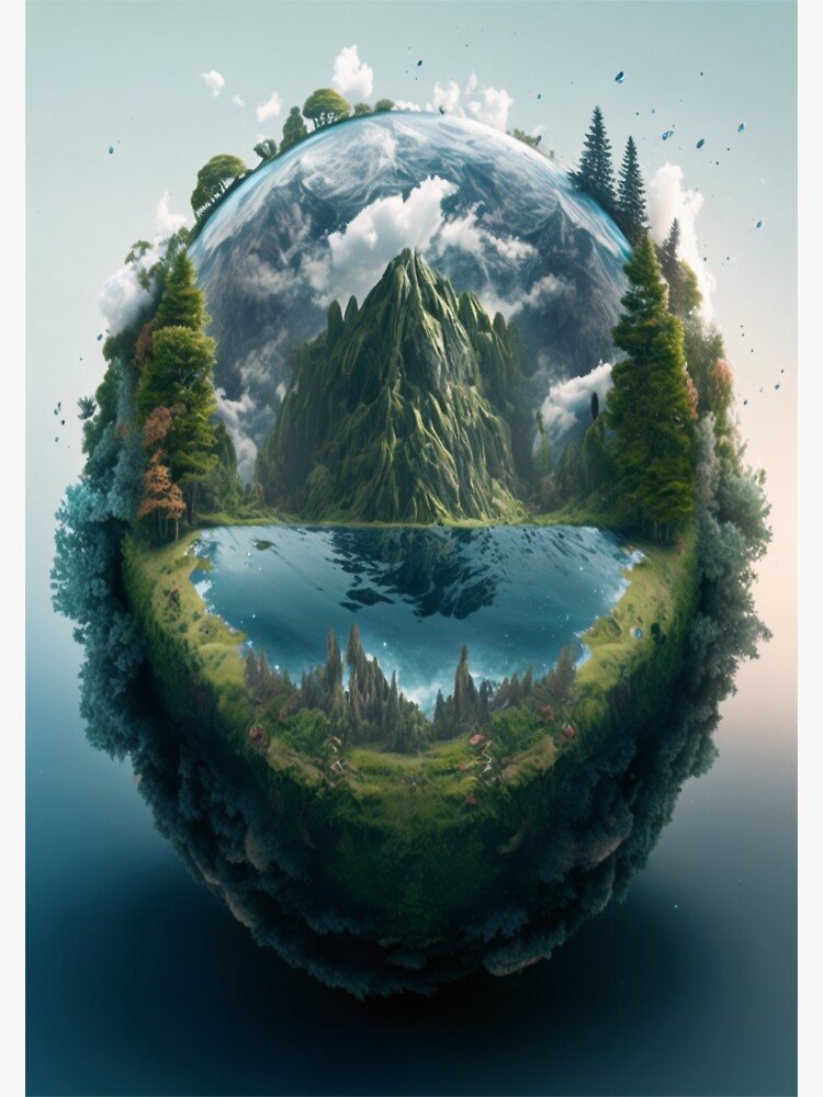 "Bella AMG - Planet All Covered Of Nature (Edition #1)" Sticker for ...