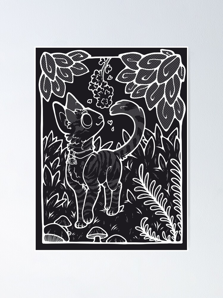 "White Jambo in the Woods " Poster for Sale by Momolesser | Redbubble