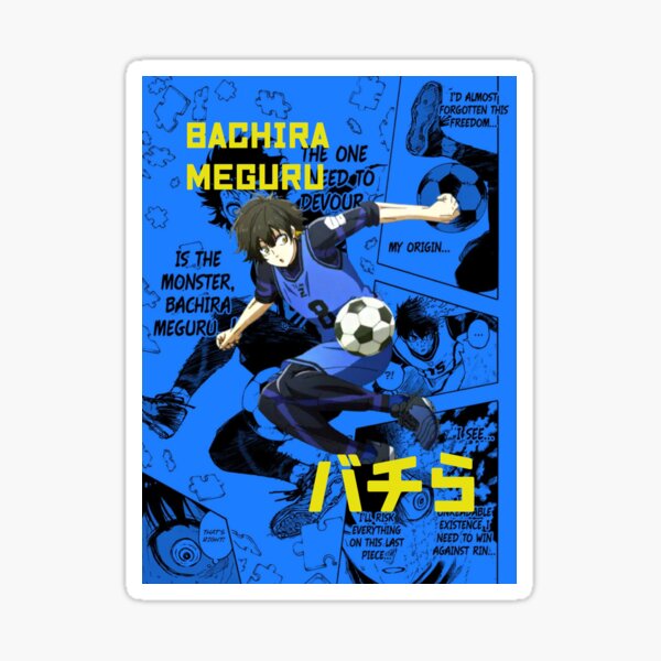 "Bachira Meguru Blue Lock" Sticker for Sale by kuroexhale | Redbubble