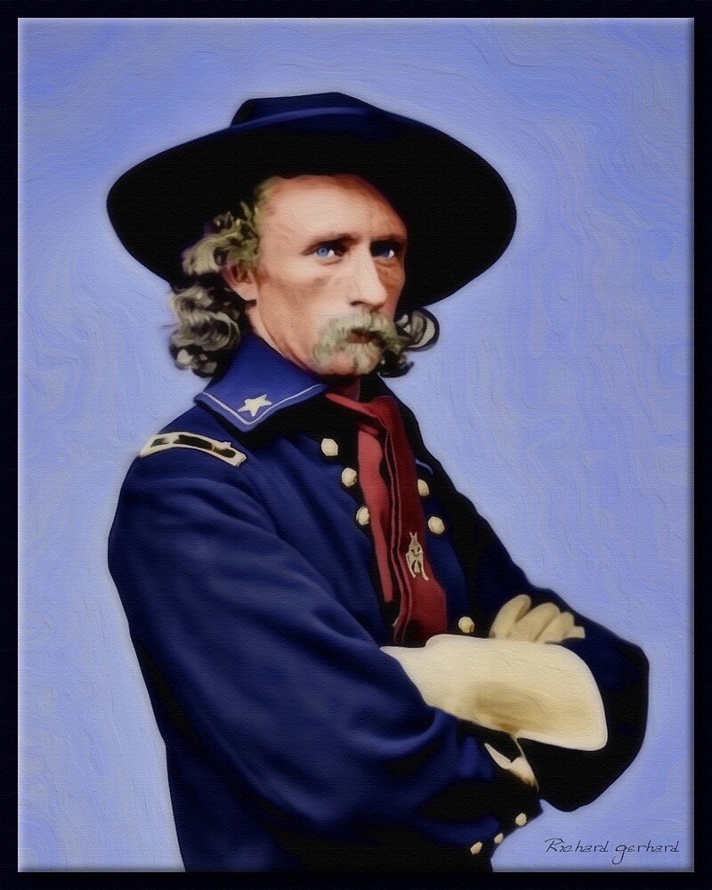 "Custer 1885" by Richard Gerhard | Redbubble