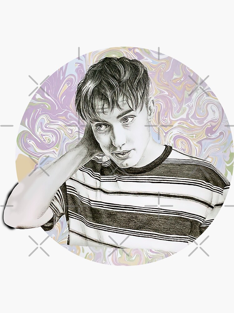 "Sam Fender Greeting" Sticker for Sale by DinaAufderhar | Redbubble