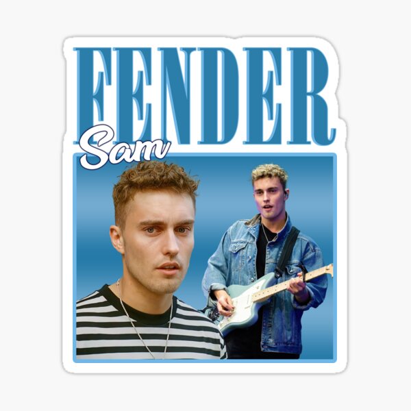 "Sam Fender Retro" Sticker for Sale by DinaAufderhar | Redbubble